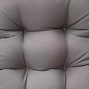 Yefound Patio Chair Cushion for Adirondack, Waterproof Tufted High Back Rocking Chair Cushion, Indoor and Outdoor Furniture Seat Chair Cushions Pads with Ties (Teal)