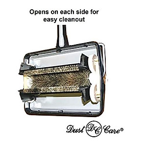 Dust Care DC 1001 Non Electric Commercial Grade Carpet Sweeper with Clean Out Comb On-Board, 3 Brush System