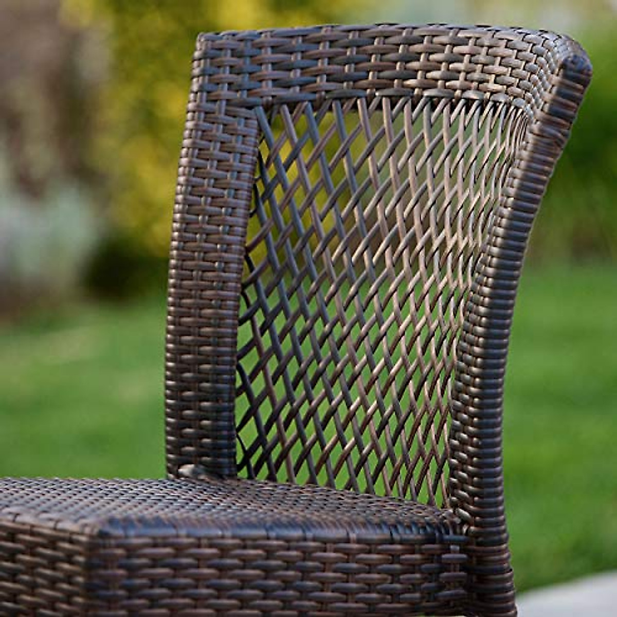 Christopher Knight Home Dusk Outdoor Wicker Chairs, 2-Pcs Set, Multibrown