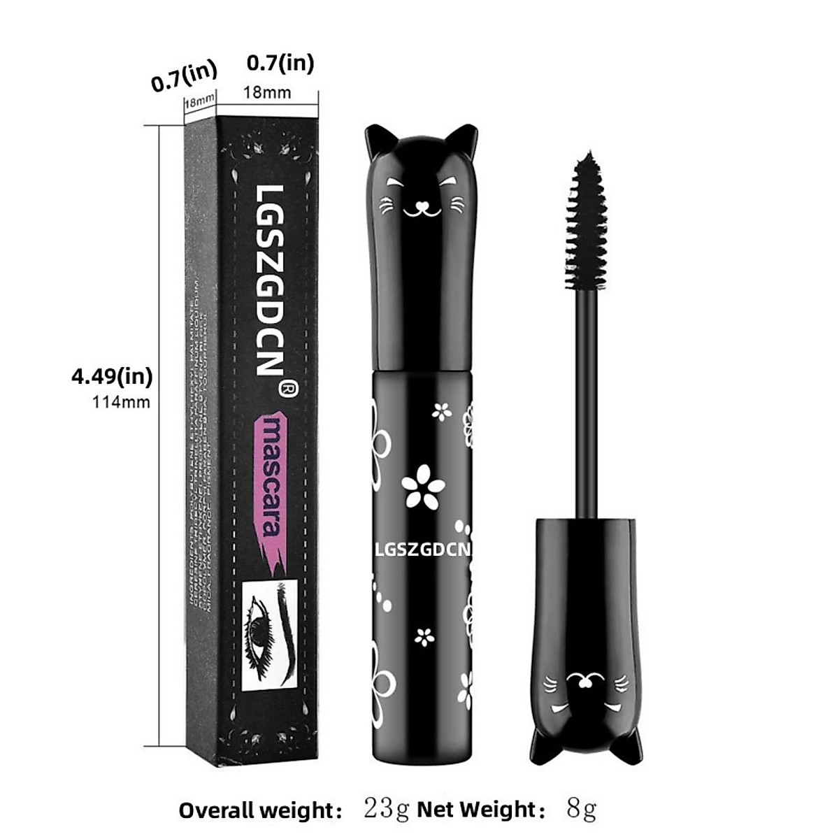 LGSZGDCN 6 Colors Lashes Mascara Eyes Waterproof Fast Dry Eyelashes Curling Lengthening Makeup Eye Lengthening, Lifting, Curling Kit Gift Set