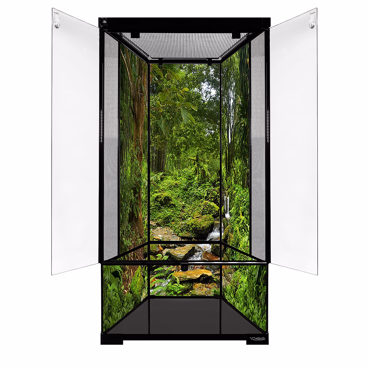 Carolina Custom Cages, BDH 18Lx18Wx42H Bio Deep Hybrid Terrarium; Easy Assembly