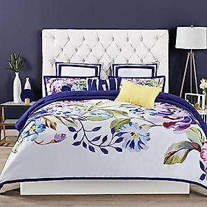Christian Siriano Comforter Set, Full/Queen, Garden Bloom