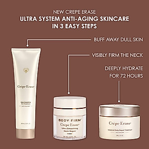 Crepe Erase Neck Cream, Anti-Aging Skin Care Moisturizer with Retinol for Firming, Moisturizing, Tightening, & Lifting, Ultra Smoothing for Wrinkle & Crepe Skin, Neck Repair Treatment, 1.7 fl oz