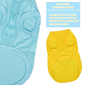 Paiaite Expressive Pet Vest: Sleeveless Dog Shirt with 'I Love My Mommy' Slogan, Ideal for Chihuahuas, Poodles, Yorkies, and More - Adorable Design, Ultimate Comfort, Easy Maintenance! Yellow Small