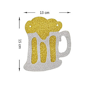 TENNYCHAOR 36th Birthday Banner,Gold Glitter Paper Sign for 36th Birthday Wedding Aniversary Party Supplies Decorations,Cheers T0 36 Years.