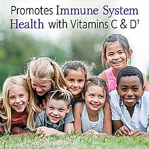 Garden of Life Dr. Formulated Probiotics Organic Kids+ Plus Vitamin C & D - Berry Cherry - Gluten, Dairy & Soy Free Immune & Digestive Health Supplement, No Added Sugar, 30 Chewables (Shelf Stable)