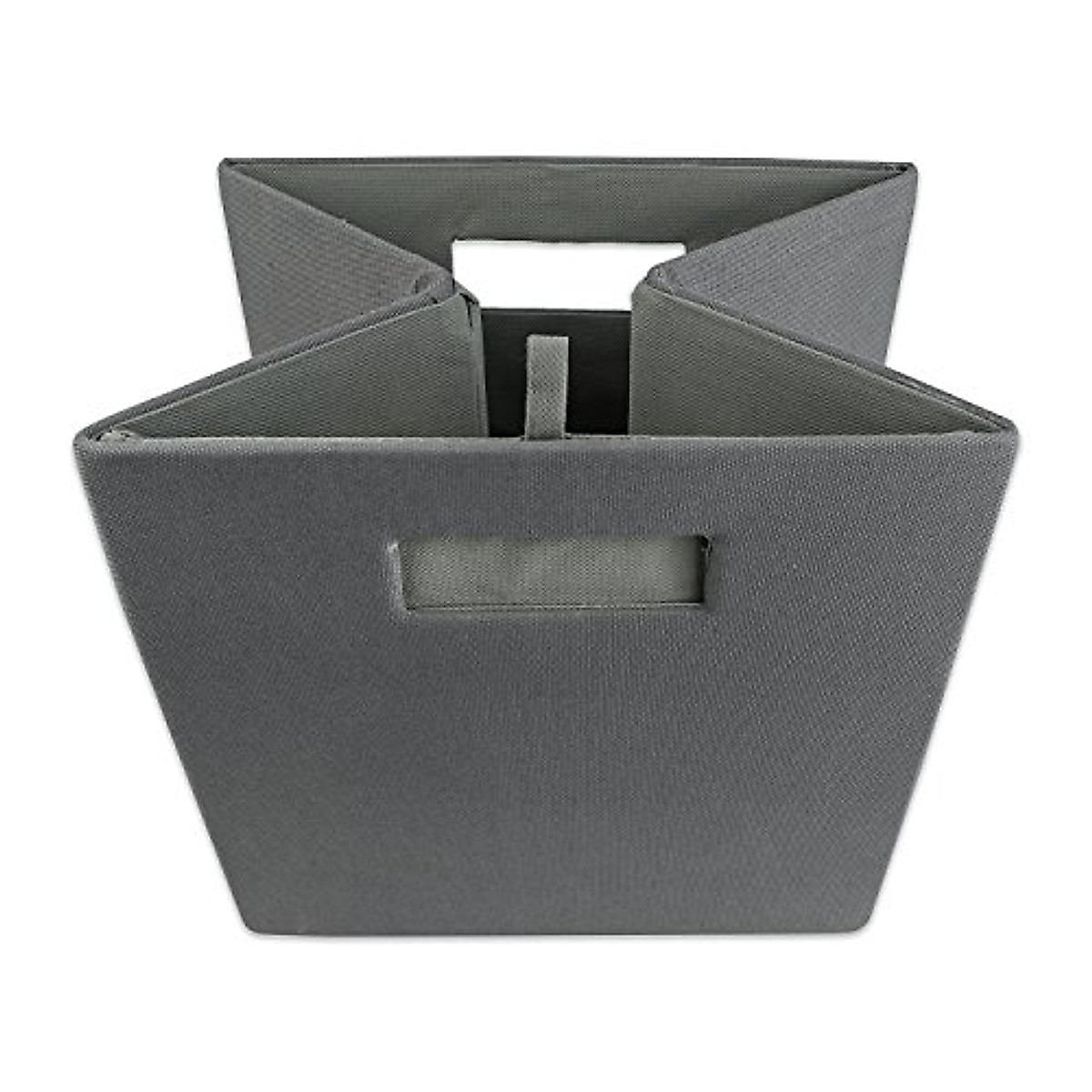 DII Poly-Cube Storage Collection Hard Sided, Collapsible Solid, Small, Gray