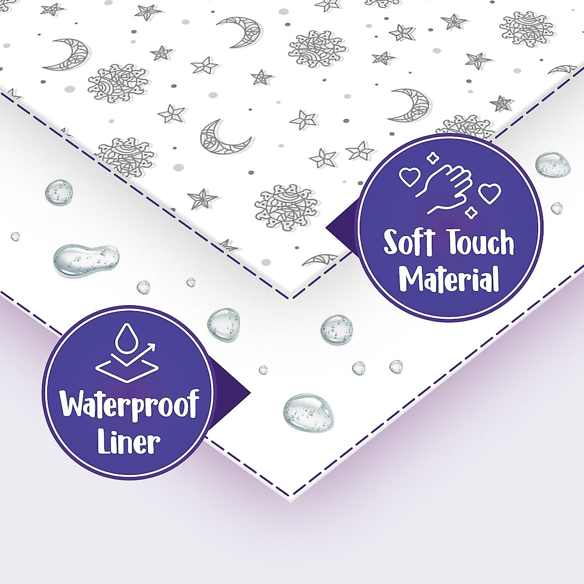 Eli with Love 20 Pack Extra Large Disposable Toilet Seat Cover (Boho) – Toddler Toilet Covers for Full Coverage On Toilet or Potty – Ideal Travel Toilet Seat Covers for Kids and Adults