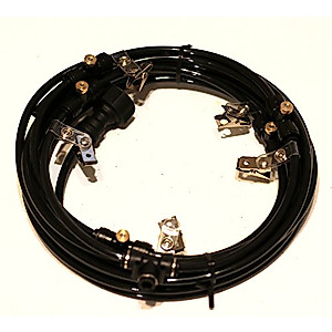 AZCOOLMIST Misting Fan Ring 12" 4 Nozzle Made in USA