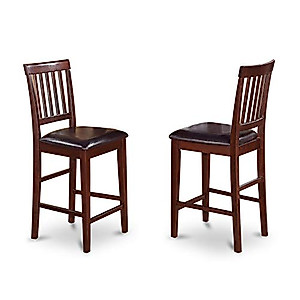 East West Furniture EDVN3-MAH-LC Dining Table set, 30x30 Inch