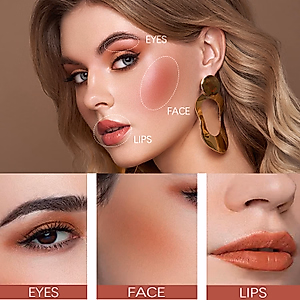 2 PCS Liquid Blush,Beauty Blush Makeup for Long-Lasting,Soft Velvet Liquid Blusher for Cheek,Beauty Blush Makeup for Long-Lasting,Waterproof,With 2 Fingertip Sponge Brush.