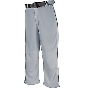 Franklin Sports Relaxed Fit Youth Baseball Pants, Gray, Small