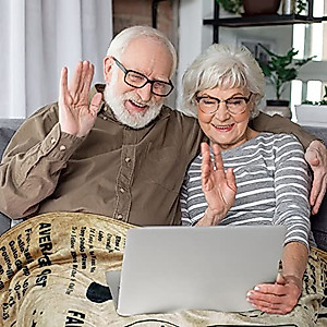 50th Anniversary Blanket Gifts Gift for 50th Wedding Anniversary Golden 50 Years of Marriage Gifts for Couple Wife Husband Dad Mom Parents Grandpa Grandma Grandparents Back in 1973 Blanket 60Lx50W