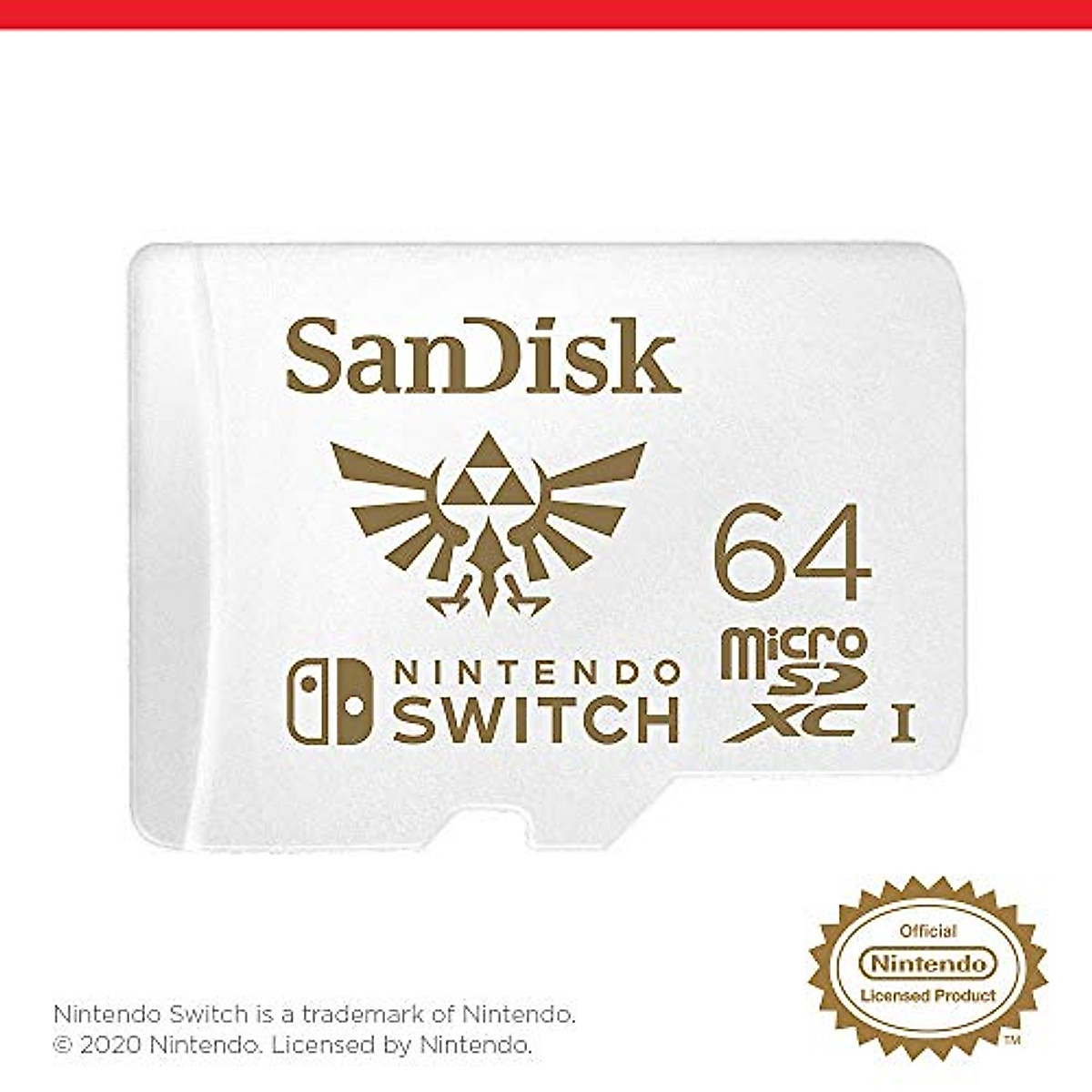 SanDisk 64GB microSDXC Card Licensed for Nintendo-Switch - SDSQXAT-064G-GNCZN