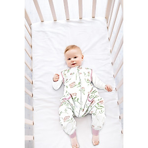 Baby Sleep Sack 12-24 Months, 0.5 TOG Sleep Sack Baby Wearable Blanket, Toddler Baby Sleep Sack with Feet, Sleeveless Breathable Sleep Sacks for Baby Boys or Girls Pink