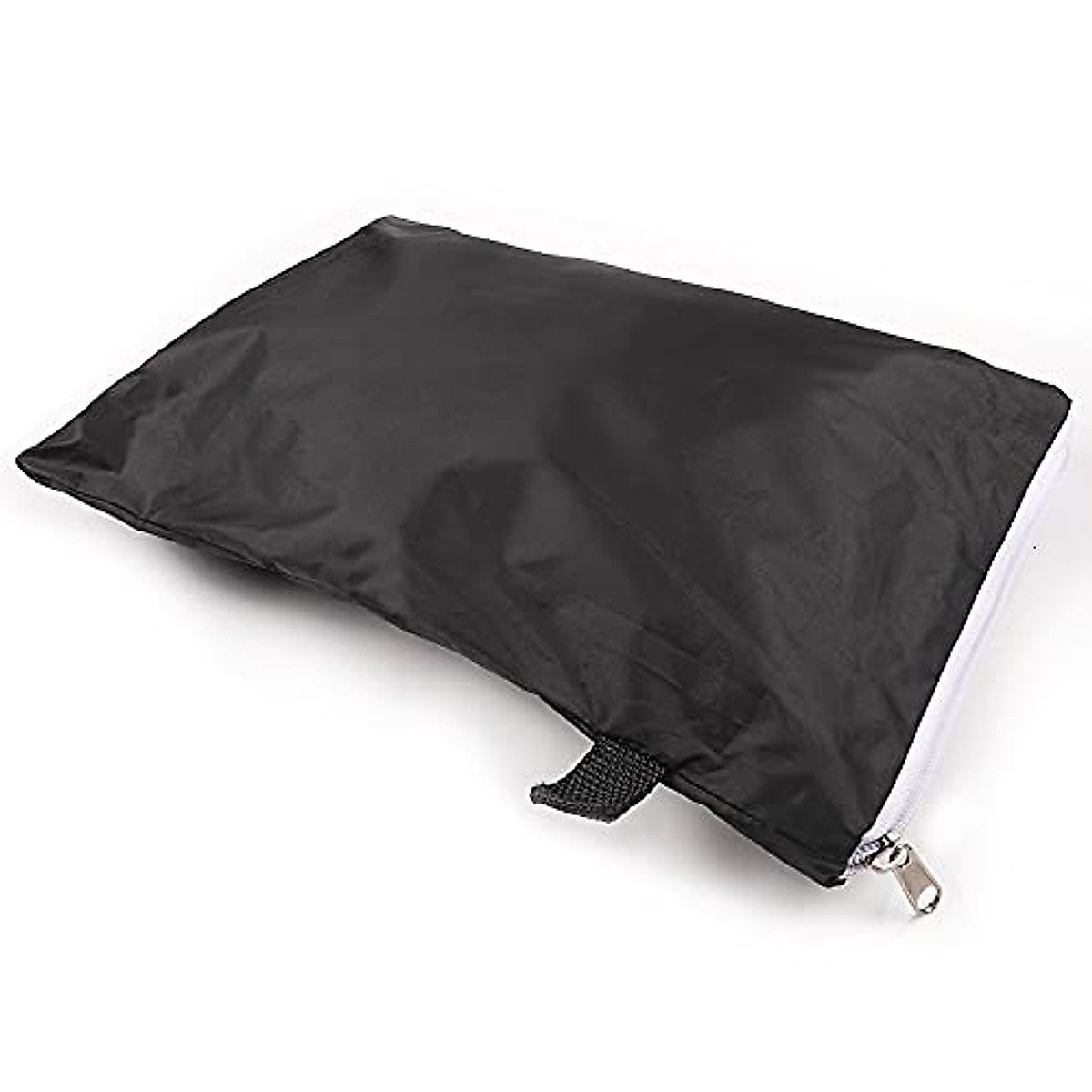 ANMINY Waterproof Patio Chair Covers Outdoor High Back Stackable Dining Bar Stool Lawn Chair Cover Furniture Protector Sun Resistant - Black, Pack of 1