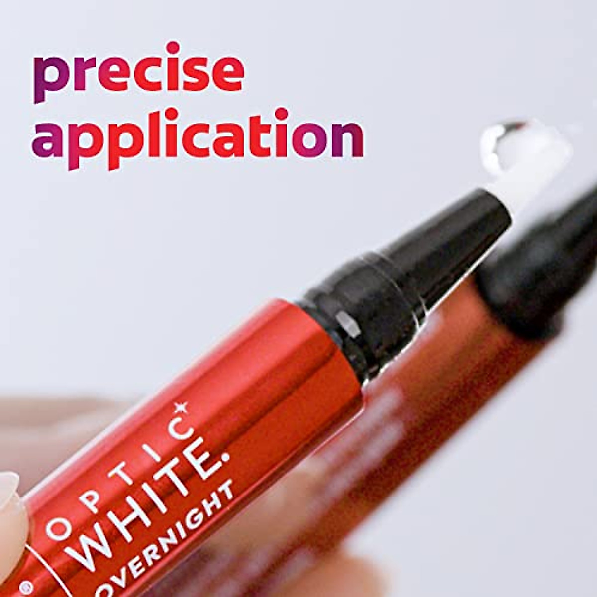 Colgate Optic White ComfortFit Teeth Whitening Kit with LED Light and Whitening Pen, LED Teeth Whitening Kit, Enamel Safe, Works with iPhone and Android