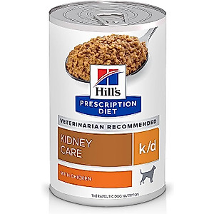 Hill's k/d Kidney Care with Chicken Canned Dog Food, 13 oz, Pack of 6