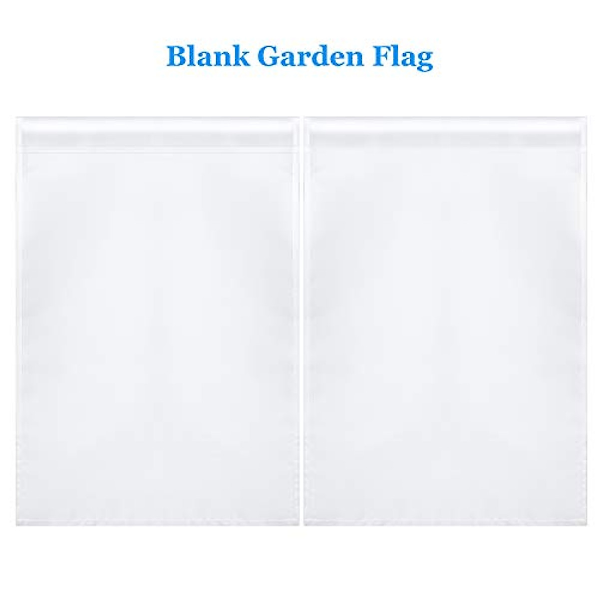 Blank Sublimation Garden Flag DIY Lawn Garden Flags Polyester Banners Flag for Indoor Outdoor Courtyard Decoration, 11.8 x 17.7 Inches (12)