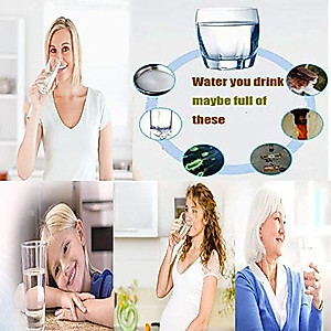LIYUAN Bottle Water Dispensing System with Double Inlets 5 Gallon Water Jug Pump 5Gal Electric Water Dispenser Automatic Refrigerator Ice Maker Water Dispenser Pump for Home and Kitchen