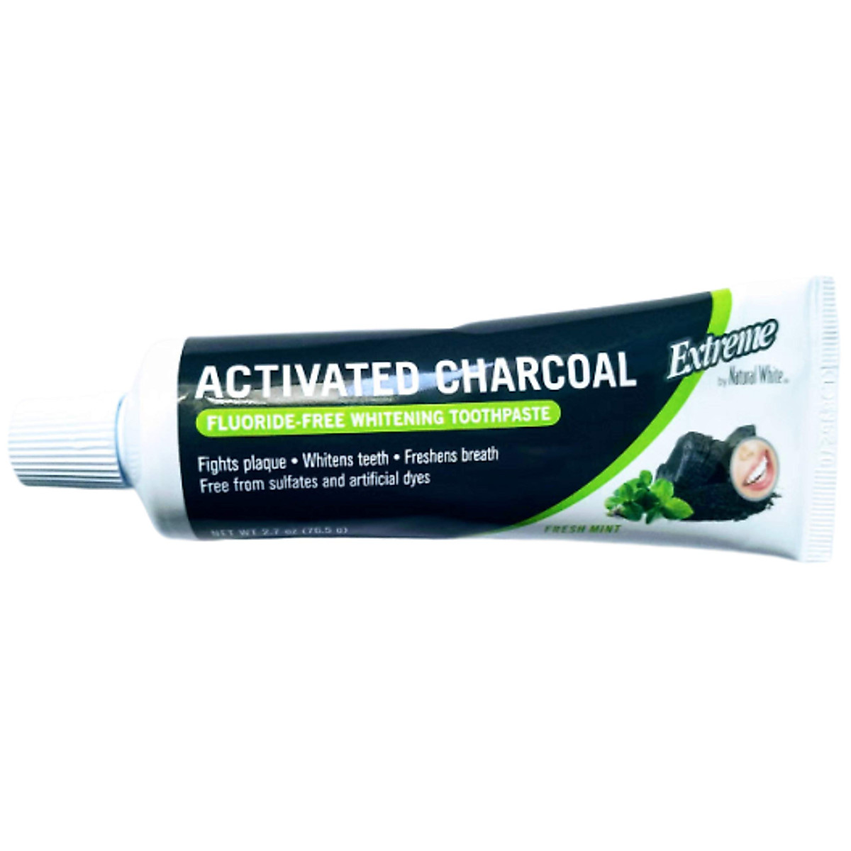 Activated CharcoalExtreme - Fluoride Free - Whitening Toothpaste (1-Pack)