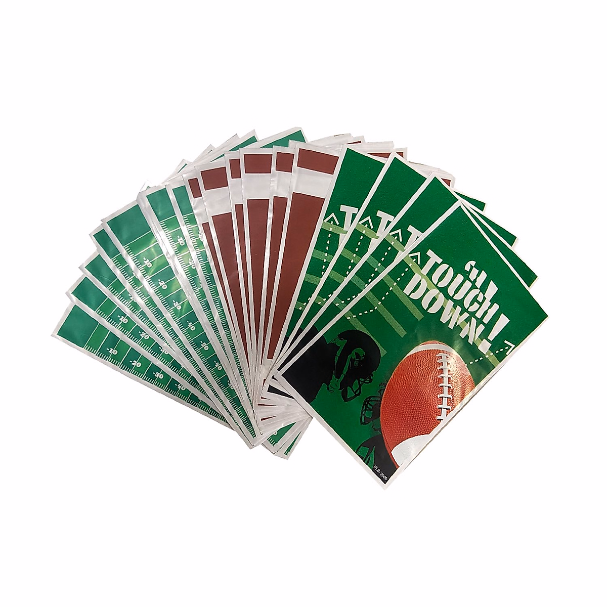 LYK 30PCS Football Goodie Bags With 3 Styles Football Party Favors Bag Treat Candy Bags Football Themed Gift Bags for Birthday Kids Party Supples