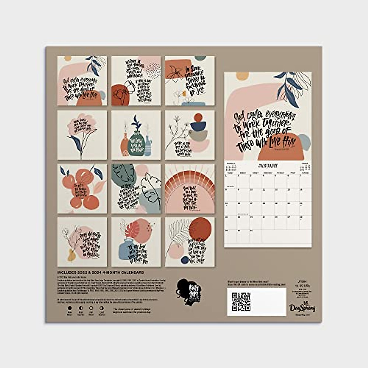 Your Word is a Lamp to Guide My Feet and a Light For My Path 2023 KatyGirl Wall Calendar: A 2023 DaySpring Calendar