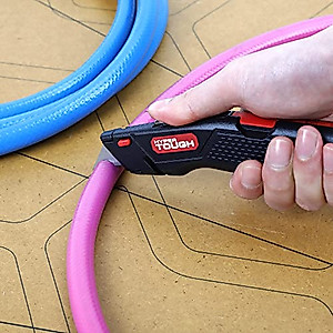 Hyper Tough QUICK-CHANGE RETRACTABLE UTILITY KNIFE + 3-BLADES Aluminum Body