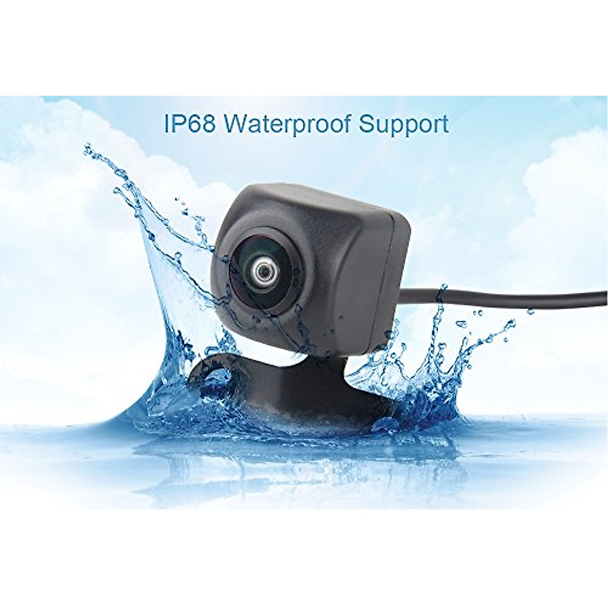 Dasaita 170° Angle HD Fisheye Lens Reversing Camera for Universal Rear View Backup Cams Back up Rearview Cams Reversing Parking Kit