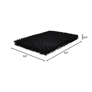 Universal Active Carbon Trash Can Filter Refill Pack (4-Pack) Aftermarket Filter. Naturally Removes Smelly Trash Odors. Fits Most of The Popular Trash Can Models