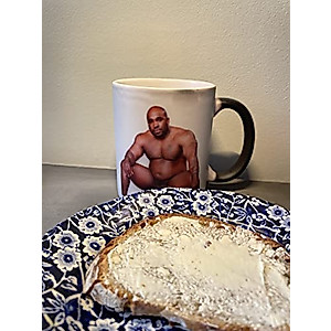 Barry Wood Sitting On Bed Meme Mug - Funny Rude Mug - Message Appears as it Heats - Perfect Novelty Gag Gift - Office Joke