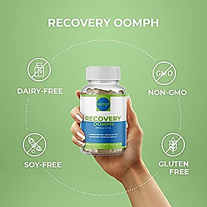 Oomph Body Turkesterone Supplement for Men | Muscle Recovery Supplements | Ajuga Turkestanica Extract | Supplements for Muscle Gains and Exercise Recovery