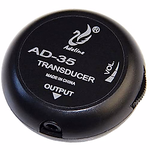 AD-35 Mini Piezo Pickup Contact Microphone Transducer with 3 Meters Cable for Acoustic Classical Folk Guitar