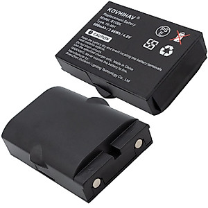 BUSFUIVA (3-Pack) Replacement Battery for IKUSI BT06K 2303692 TM70/1/2 RAD-TS RAD-TF transmitters T70-1/2 600MAH