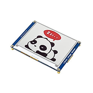 waveshare 4.2inch E-Ink Display Module Compatible with Raspberry Pi 5/4B/3B/Zero/Zero W/Zero 2W/Pico/Pico W/Pico WH, 400x300 Resolution Three-Color SPI Interface