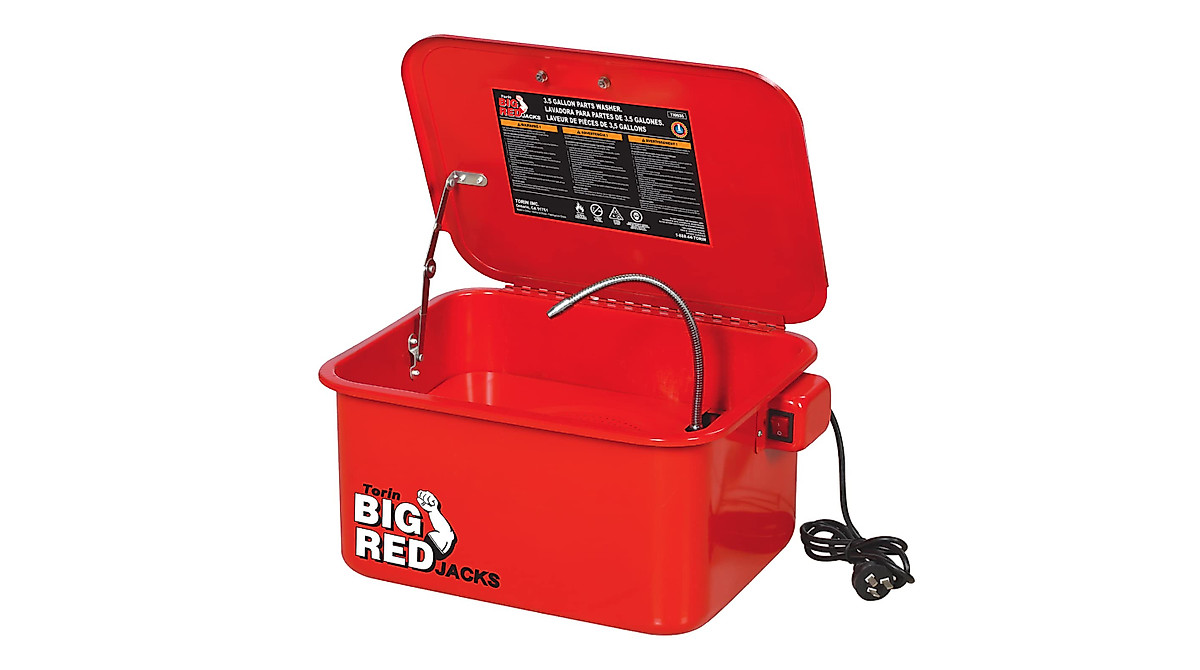 BIG RED T10035 Portable Parts Washer - 3.5 Gallon Capacity