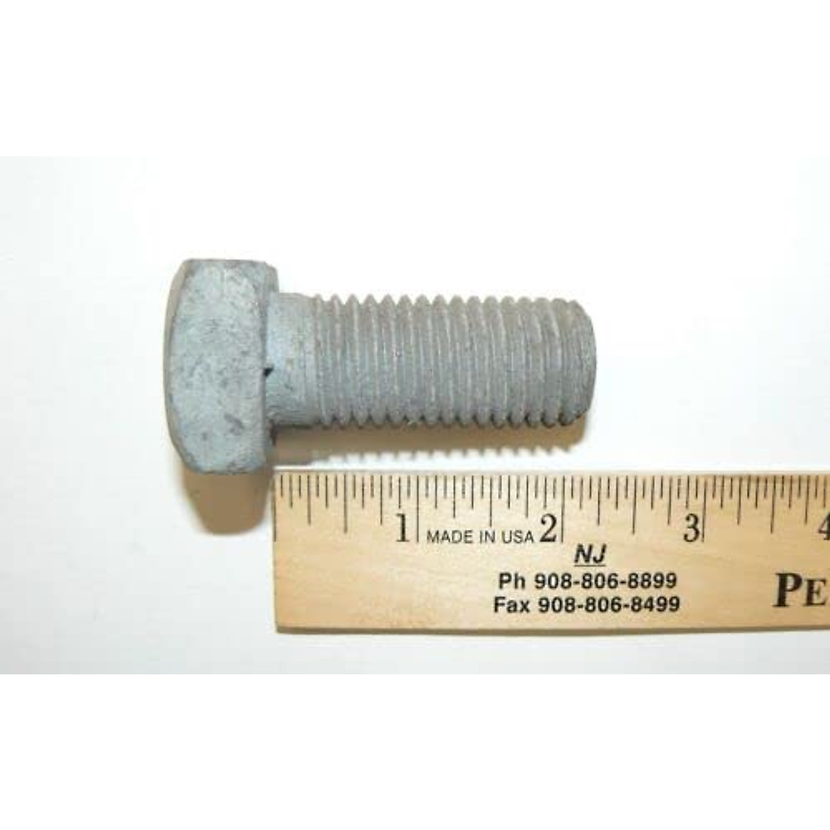 7/8"-9 x 2" Long Galv. Square Head Machine Bolts - (15 Pcs.) HQ