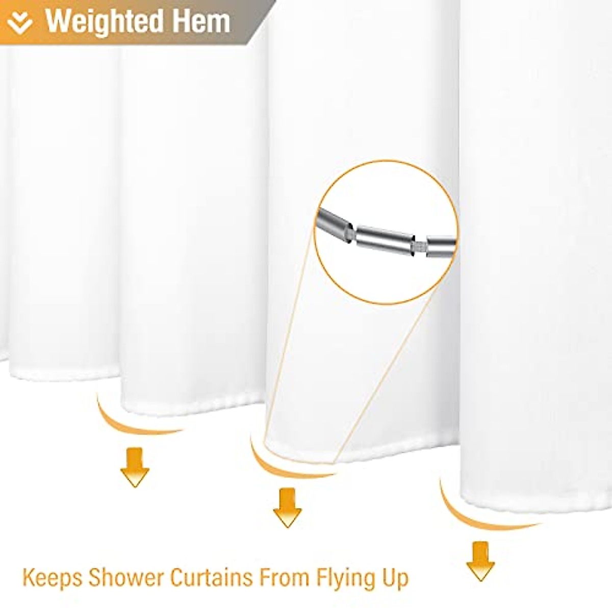 BTTN Eucalyptus Plant Shower Curtain, Floral Fabric Shower Curtain Set with 12 Plastic Hooks, Water Resistant, Watercolor Leaves Botanical Natural Shower Curtains for Bathroom, 72x72, Sage Green