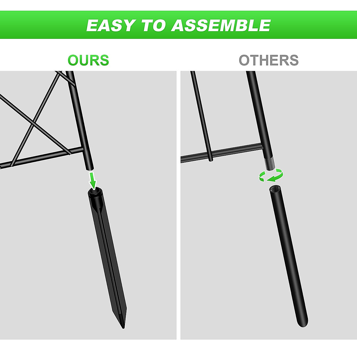Skcoipsra Decorative Garden Fence 30 Pack, 22in(H) x 32.5ft(L) Animal Barrier Fence, Rustproof Metal Fencing for Yard, Dog Rabbits Wire Section Garden Edging Border for Yard Patio Garden, Arched