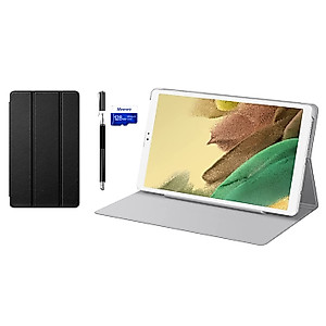 SAMSUNG Galaxy Tab A7 Lite 8.7" (32GB, 3GB) Wi-Fi Tablet, Octa-Core Mediatek MT8768T Processor, Silver + Accessories