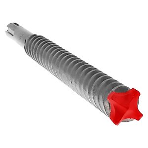 Diablo Rebar Demon SDS-Max 4-Cutter Full Carbide Head Hammer Drill Bit - 1-1/4" Diameter, 36" Length, 31" Working Length - DMAMX1320