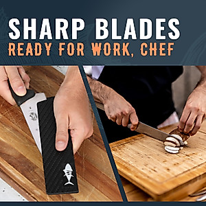 Set of 5 Knife Guards - Protective Knife Sheaths with Felt-Lined Interior for Sharp Blades, Textured Grip for Easy Handling, Fits variety of chef & kitchen Knife sizes