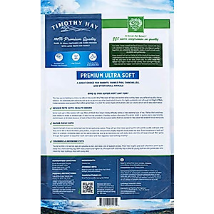 Small Pet Select - Premium Ultra Soft Timothy Hay, Rabbits, Guinea Pigs, Chinchillas, 15oz