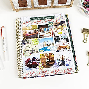 bloom daily planners Inspirational & Motivational Quotes Planner Stickers (8 Sheets / 200+ Stickers) - Hand-Lettered Positive Cute Aesthetic Quotes for Decorating Organizers, Scrapbooks, Laptops, etc.