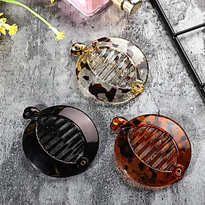 6 Pieces Banana Hair Clips Banana Hair Combs Fishtail Hair Clip Combs Resin Banana Fish Grips for Women Girl Hair Accessories (2.5 Inch, Color 2)