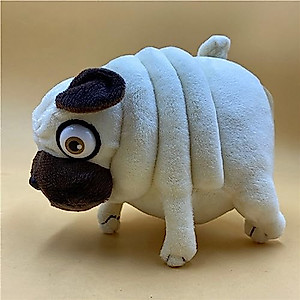 CWZY Hilarious Pug Stuffed Animal - 6" Funny Ugly Cute Pug Dog Plush Toy, Weirdo Stuffed Animal Pug Plushies for Kids Boys Adults Valentines Birthdays Gift