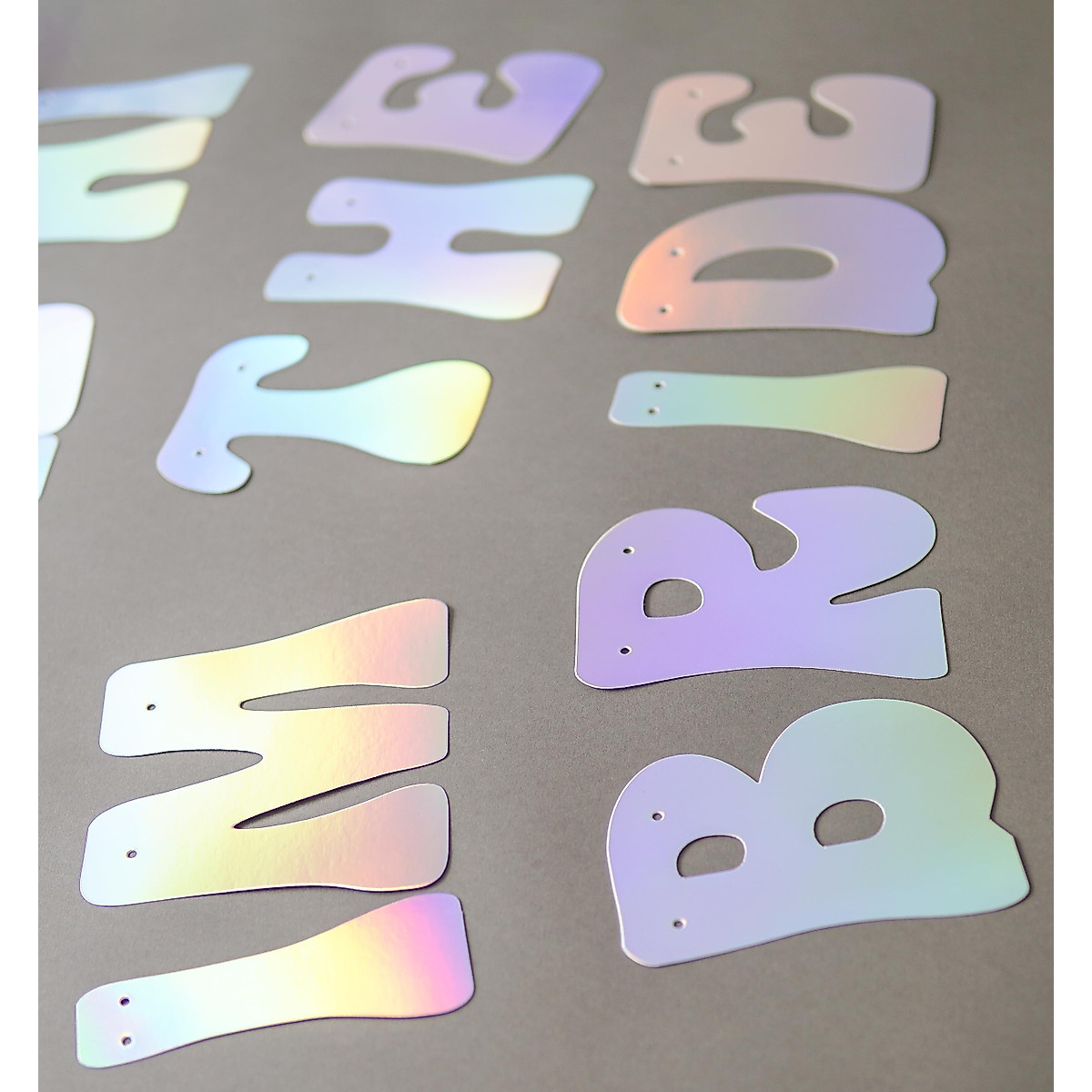 Pre-Strung Holographic Bachelorette Party Banner Iridescent Its Me Hi I'm The Bride Its Me Banner for Bachelorette Party Decoration