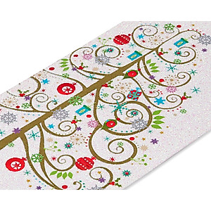 Papyrus Boxed Christmas Cards with Envelopes, Joyful Christmas Celebration, Tree (16-Count)