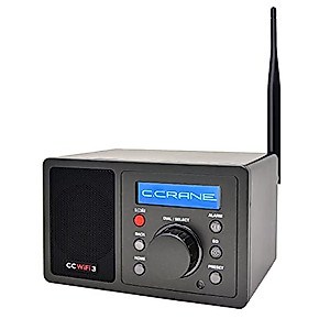 C. Crane CC WiFi 3 Internet Radio with Skytune, Bluetooth Receiver, Clock and Alarm with Remote Control, Access to Thousands of Radio Stations Worldwide