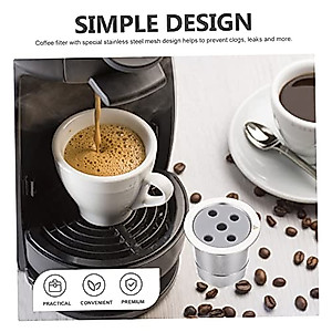 PAMINGONO Stainless Steel Coffee Coffee Filter Coffee Concentrate Coffee Machines Coffee Espresso Reusable Coffee Accessories for Coffee Lovers Tea Filter
